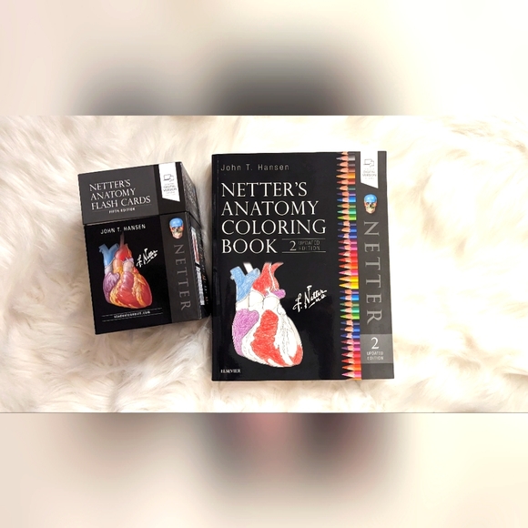 Other Netters Anatomy Coloring Book And Flash Cards Poshmark